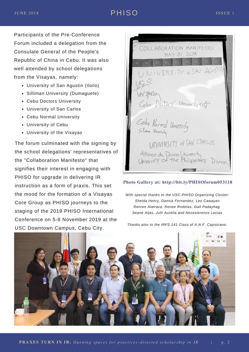 PHISO goes to Cebu – Philippine International Studies Organization (PHISO)