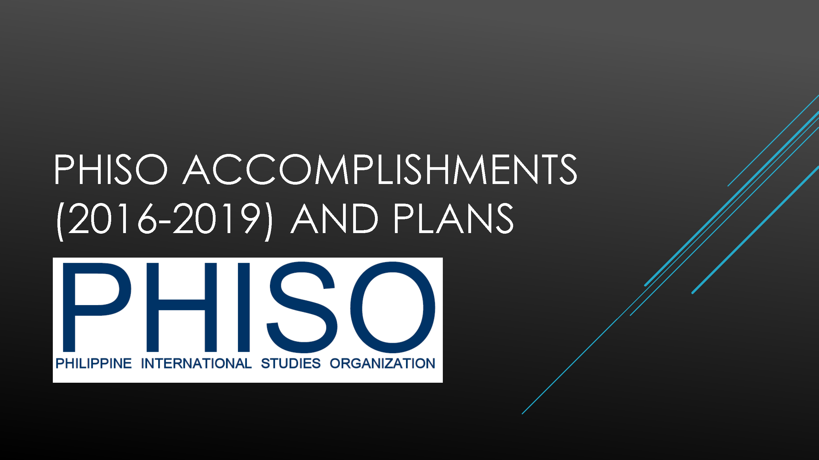 PHISO Achievements – Philippine International Studies Organization (PHISO)