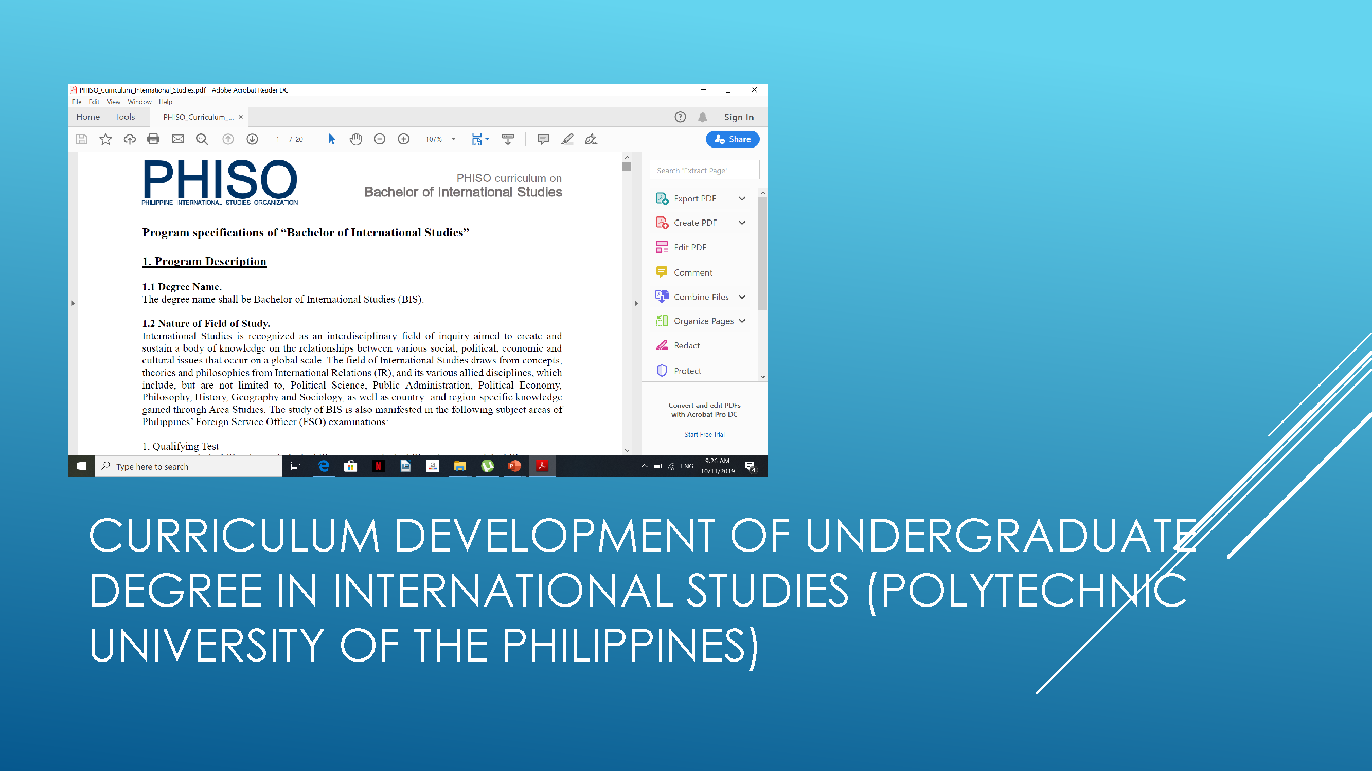 PHISO Achievements – Philippine International Studies Organization (PHISO)