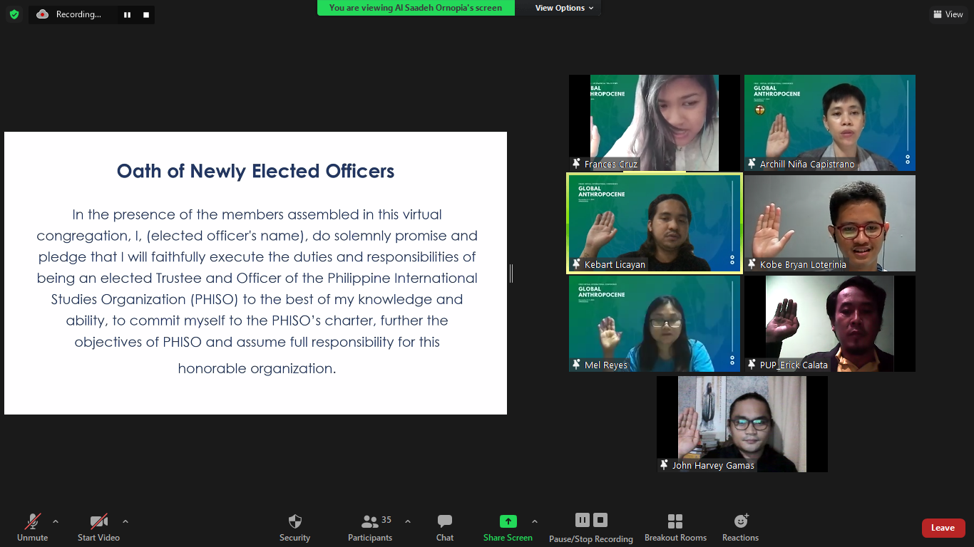 The newly elected PHISO officers for 2021-2023 – Philippine ...